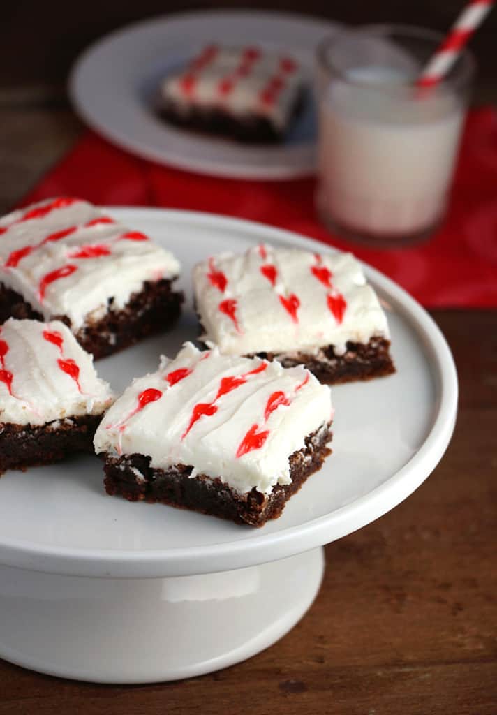 Bleeding Heart Chocolate-Cherry Brownies