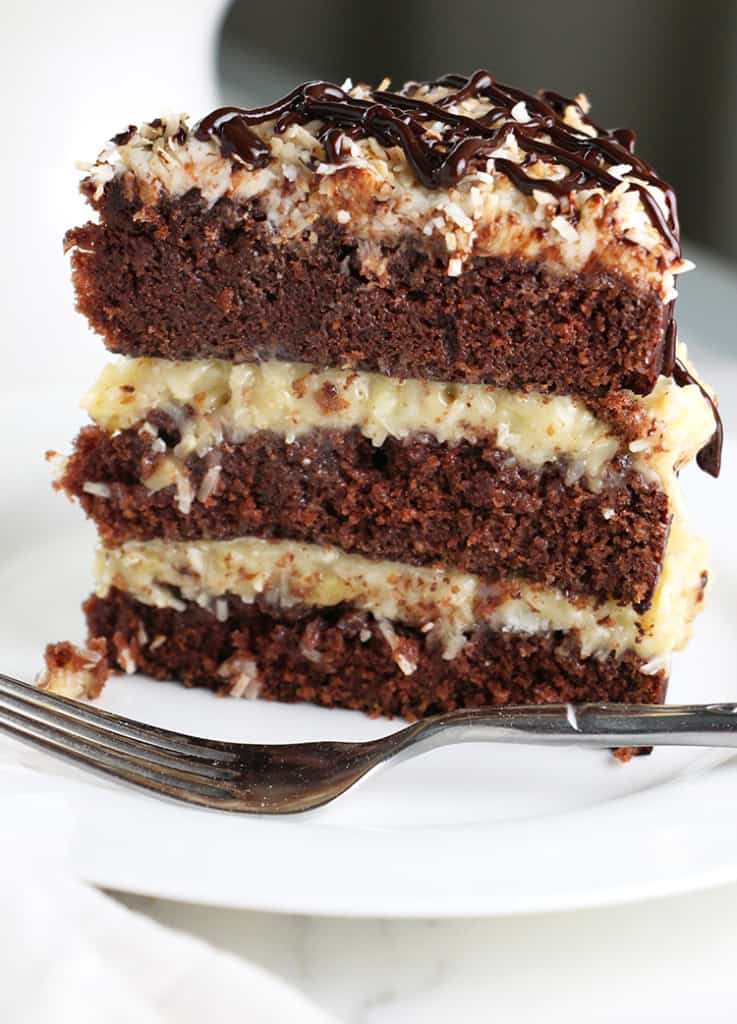 Samoa Layer Cake - Eat In Eat Out
